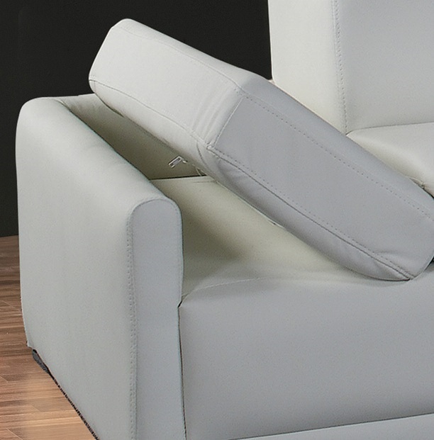 Iris Leather Sectional Head - Furtado Furniture